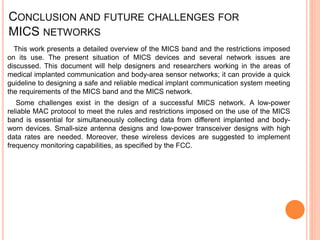 Medical Implant Communication Systems. | PPT