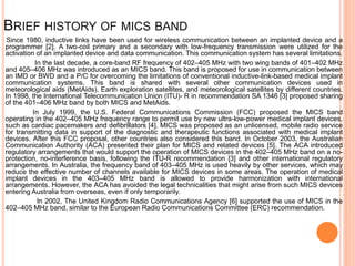 Medical Implant Communication Systems. | PPT