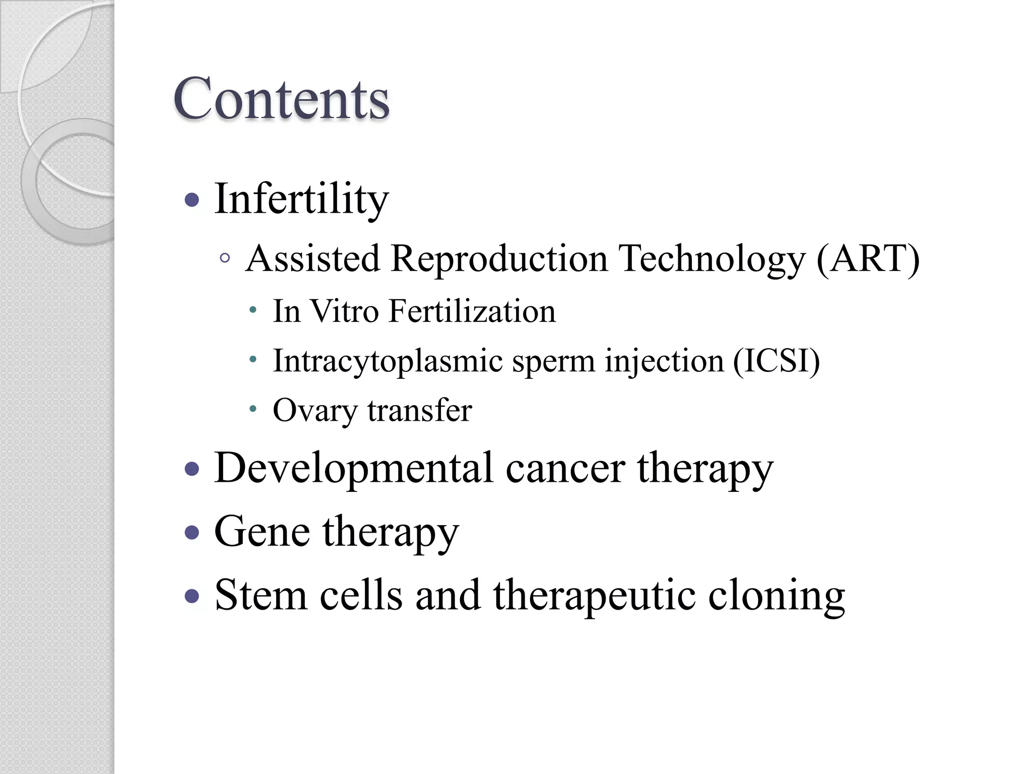 Medical implication of developmental biology | PPTX