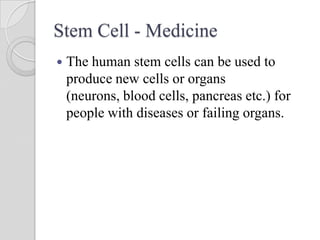 Medical implication of developmental biology | PPTX