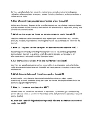 Medical _ Industrial Equipment Annual Maintenance Contract system.pdf
