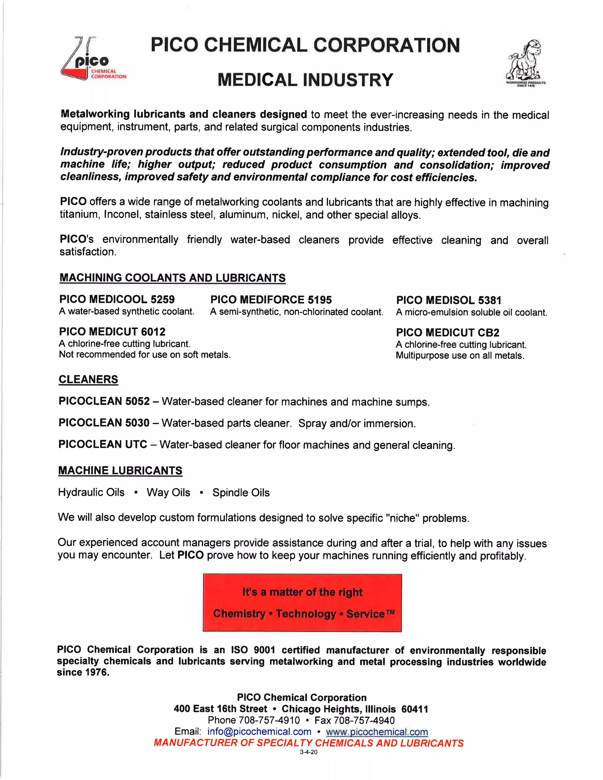 Medical industry flyer 030420 | PDF