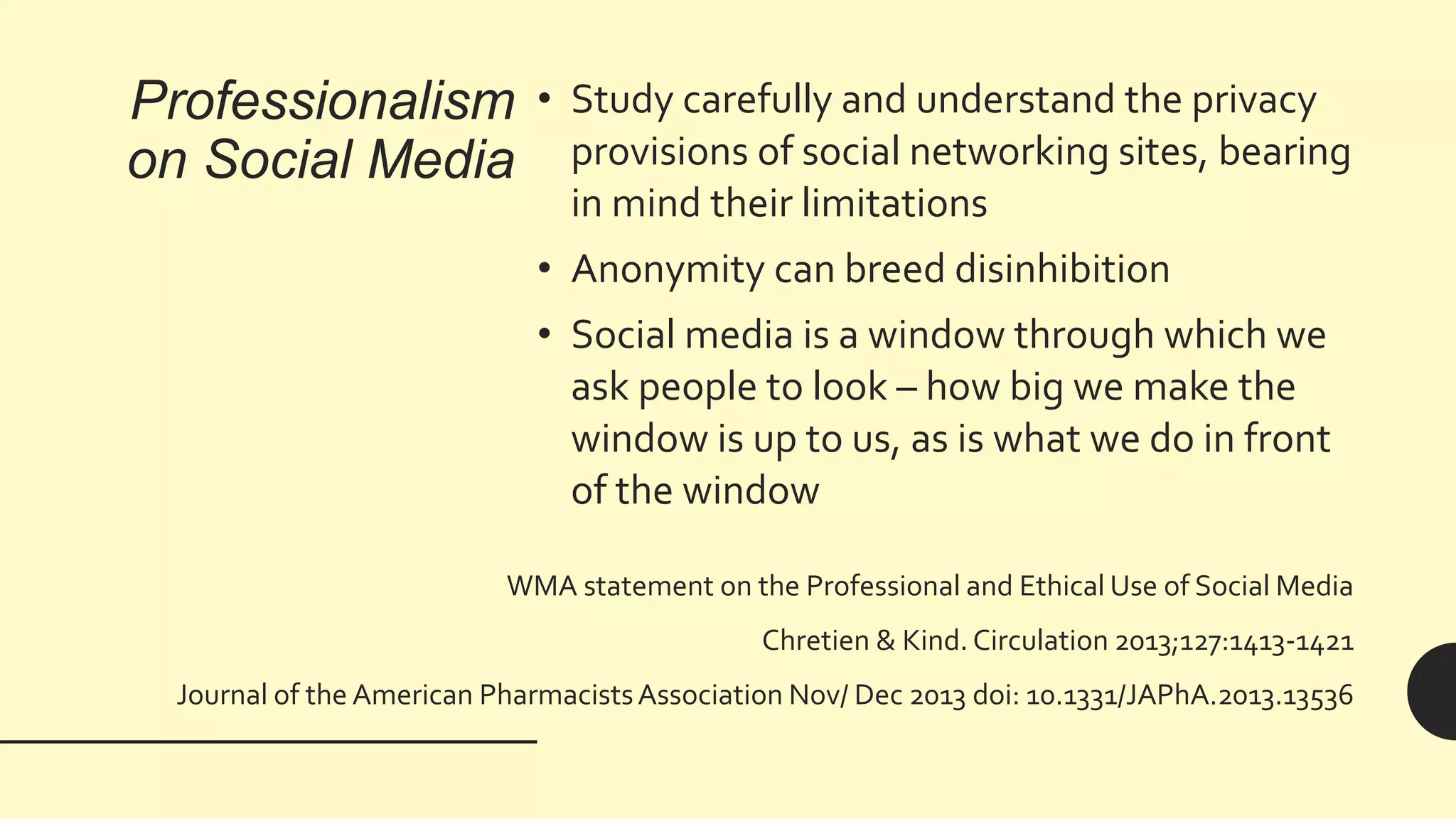 Ethics in social media | PPTX