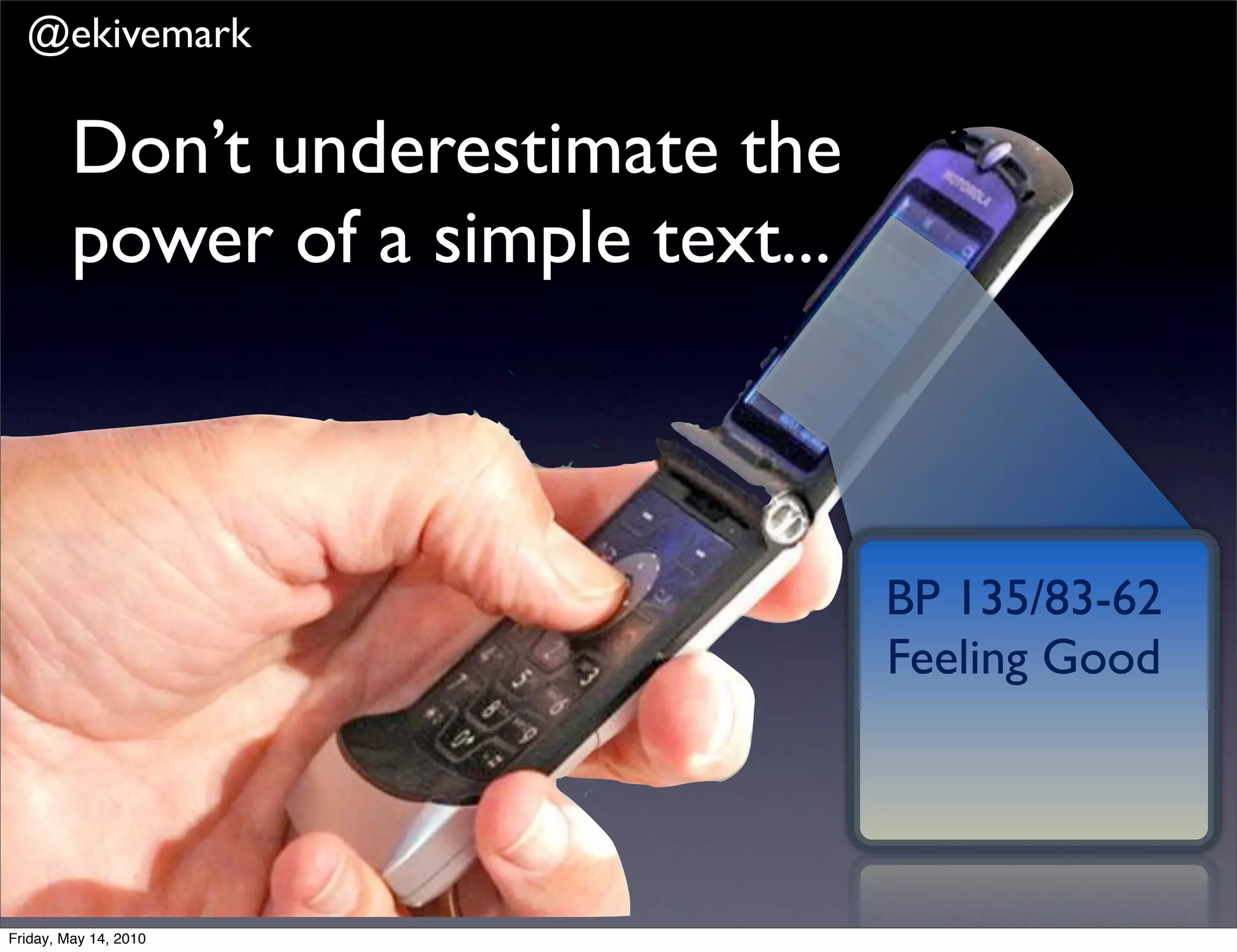 Connected Vitality and the Empowered Consumer | PPT