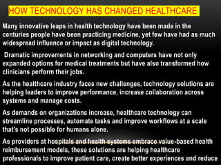 Healthcare Technology & Medical Innovations | PPTX