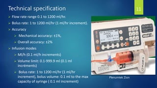 Infusion Pump - Medical instrumentation | PPTX
