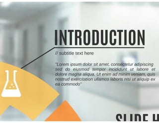 Medical Introduction - Presentation Template | PDF
