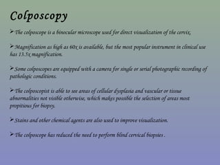 Medical investigations in gynecological patients | PPT