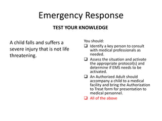 Medical issues training | PPTX
