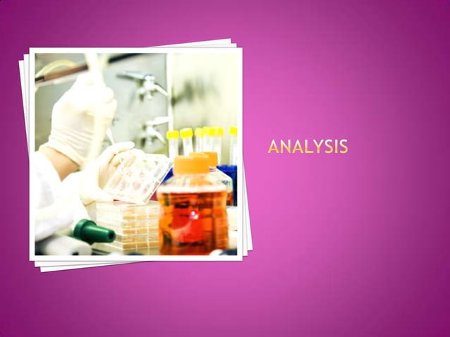 Medical lab analysis | PPTX