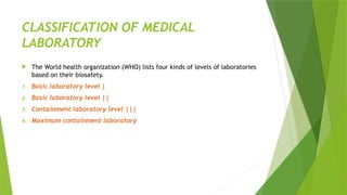Clinical Laboratory technology -Medical Laboratory Personal.pptx | Free ...
