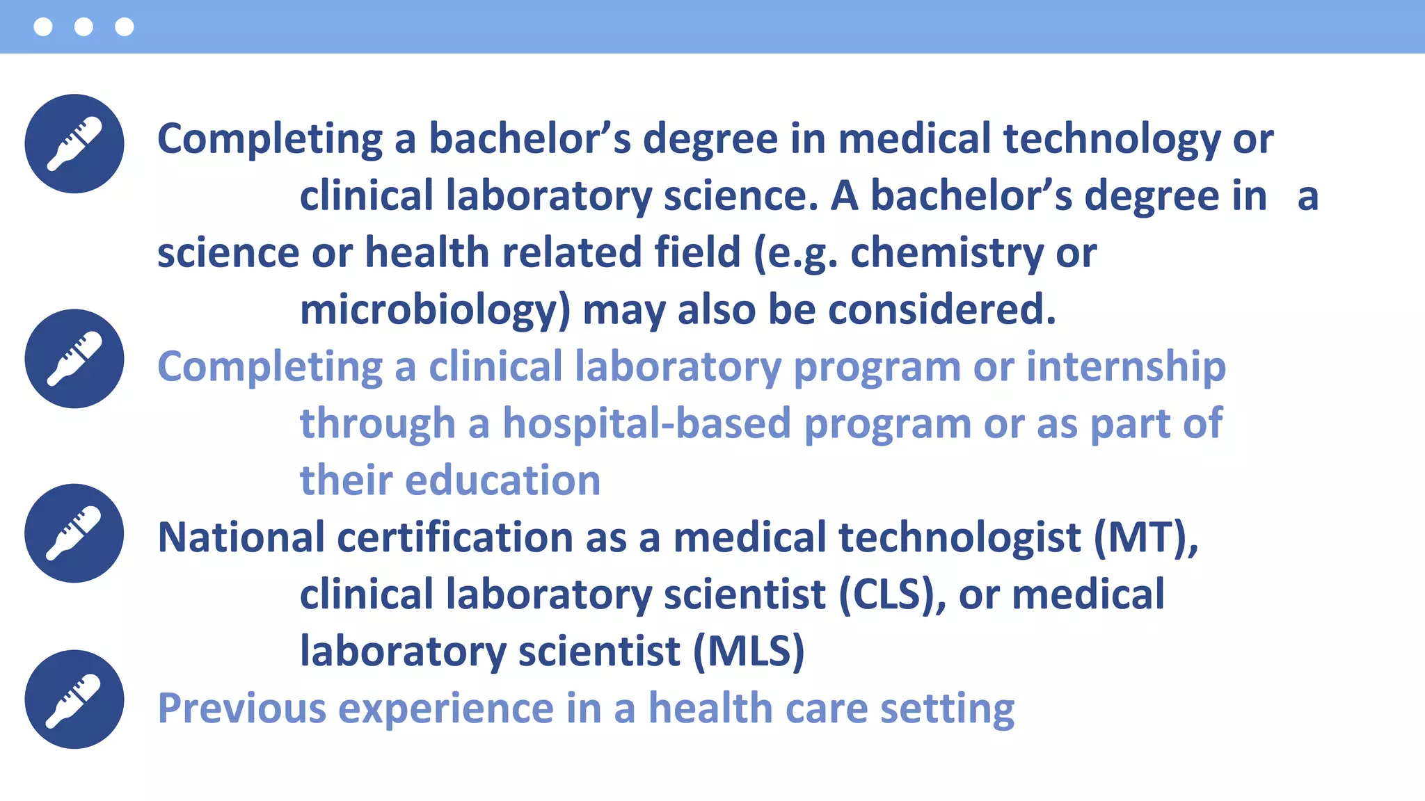 Medical Laboratory Scientist | PPTX