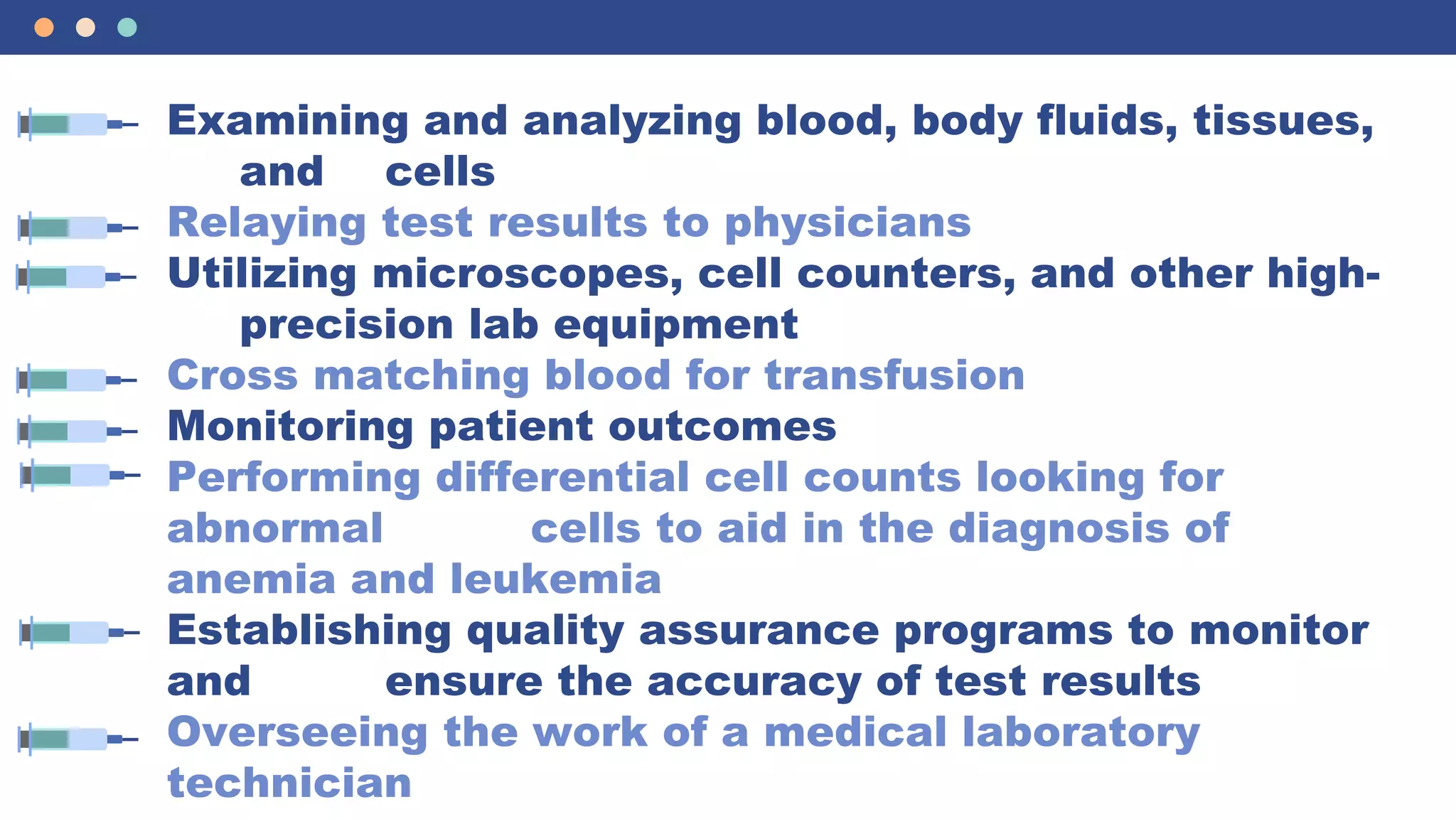 Medical Laboratory Scientist | PPTX