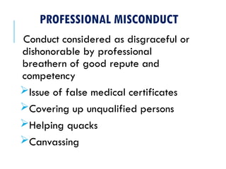 medical law ethics for medical students and others | PPT