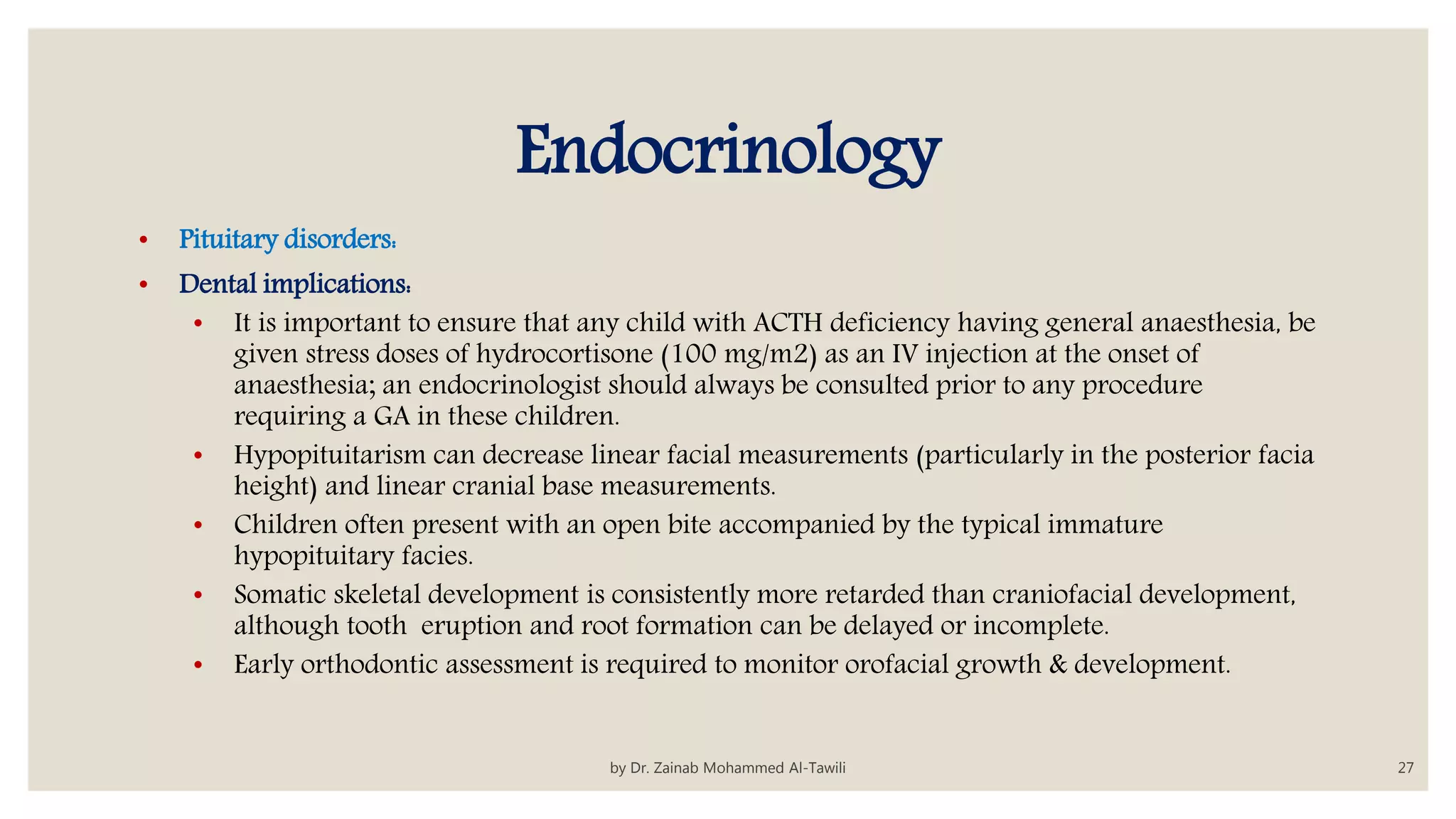 Medically compromised children 2 | PPTX