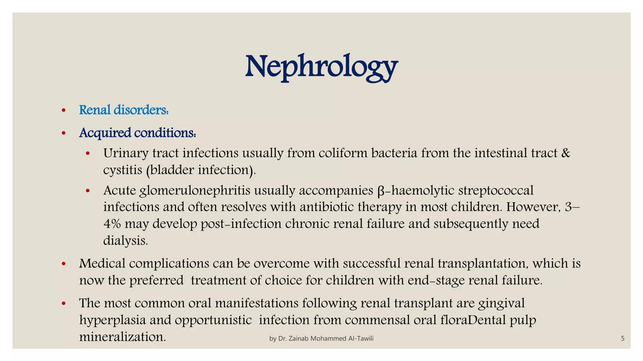 Medically compromised children 2 | PPTX