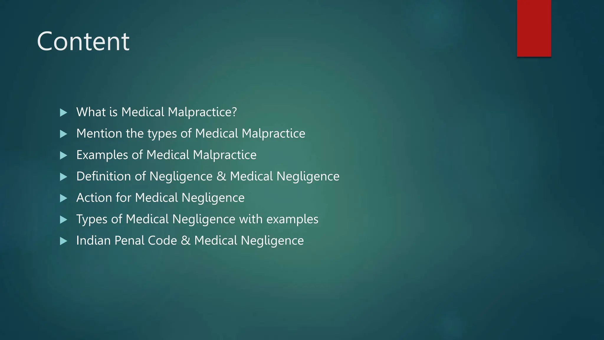 Medical Malpractice & Medical Negligence (1).pptx