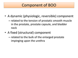 Medical management of bph | PPTX