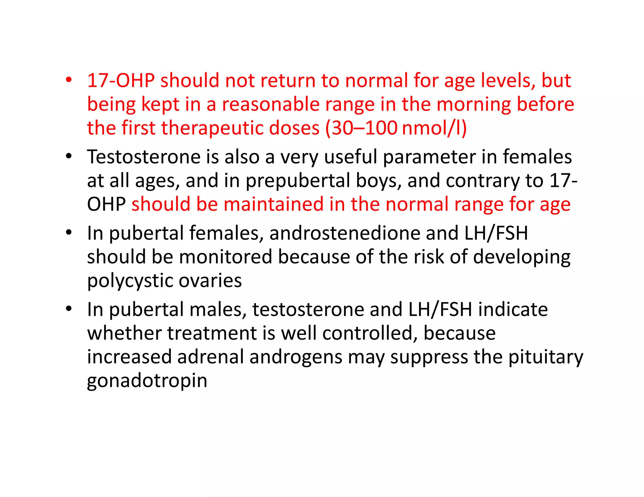 Medical management of congenital adrenal hyperplasia | PDF
