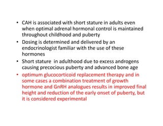 Medical management of congenital adrenal hyperplasia | PDF