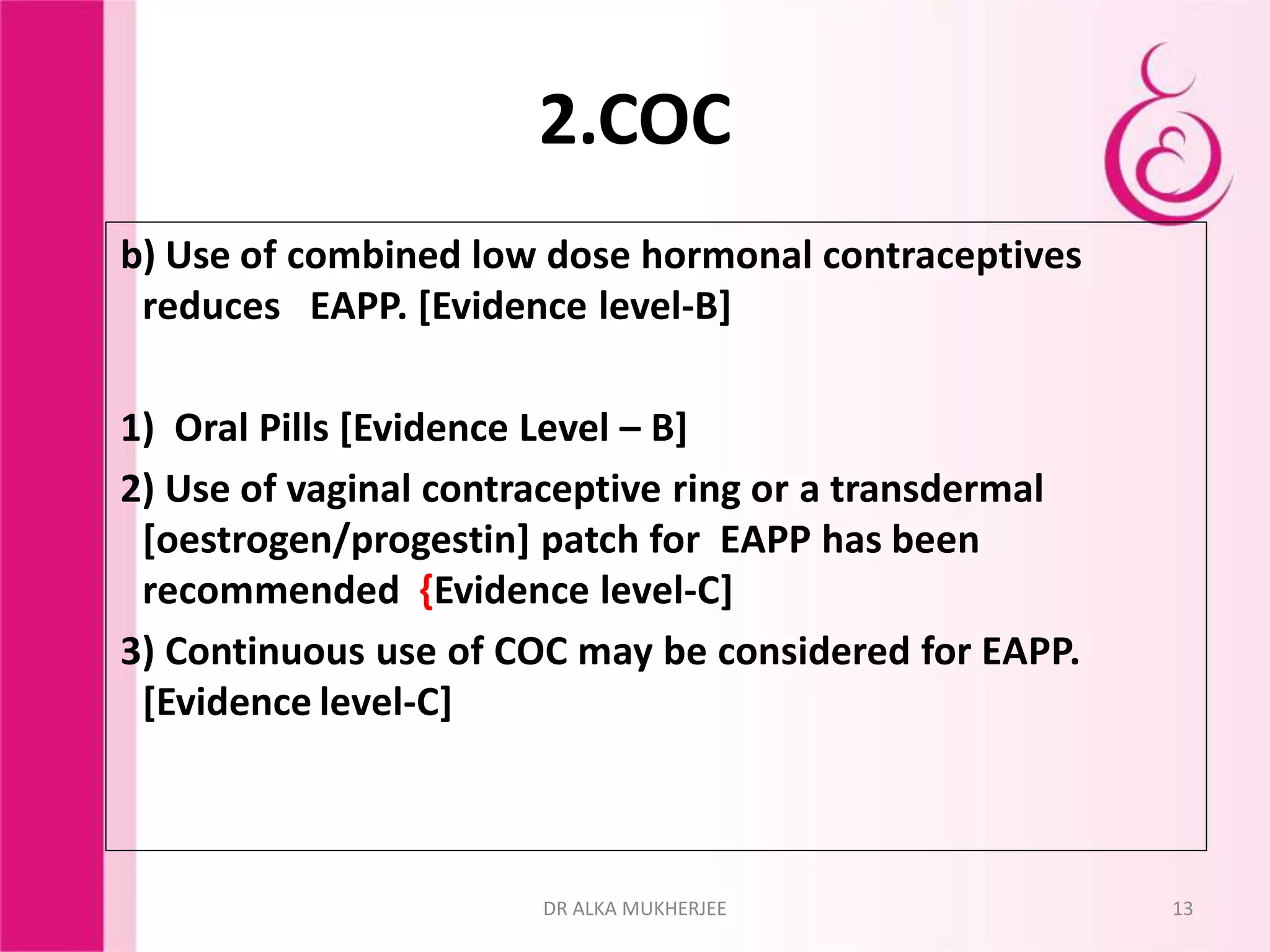 Medical management of endometriosis by dr alka mukherjee apurva ...