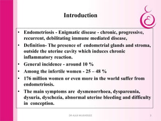 Medical management of endometriosis by dr alka mukherjee apurva ...