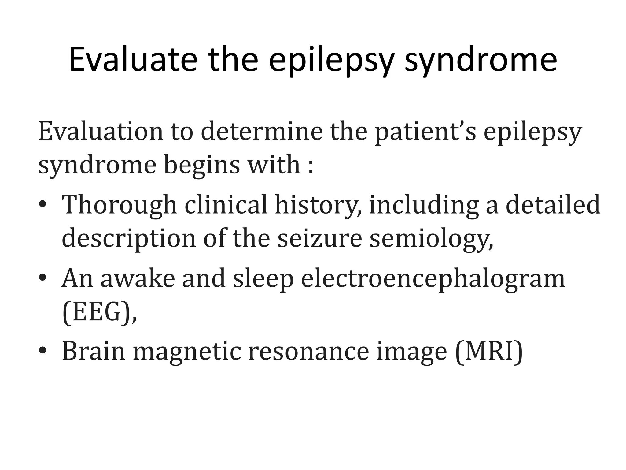Medical management of epilepsy | PPTX