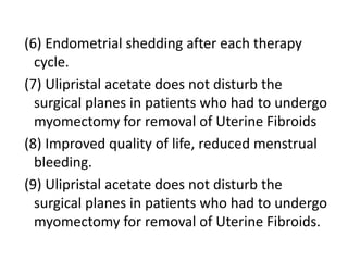 Medical management of fibroids | PPTX
