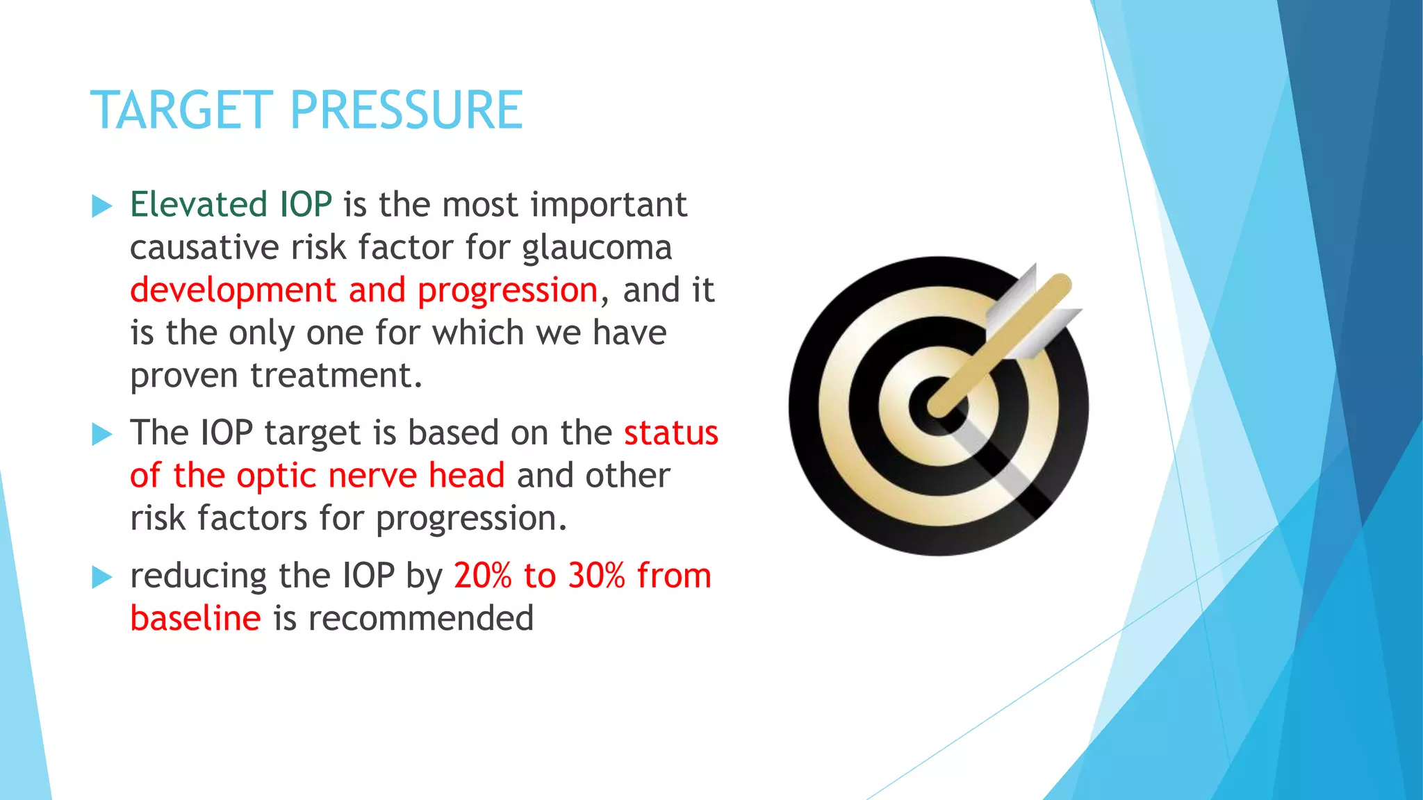 Medical management of glaucoma | PPTX