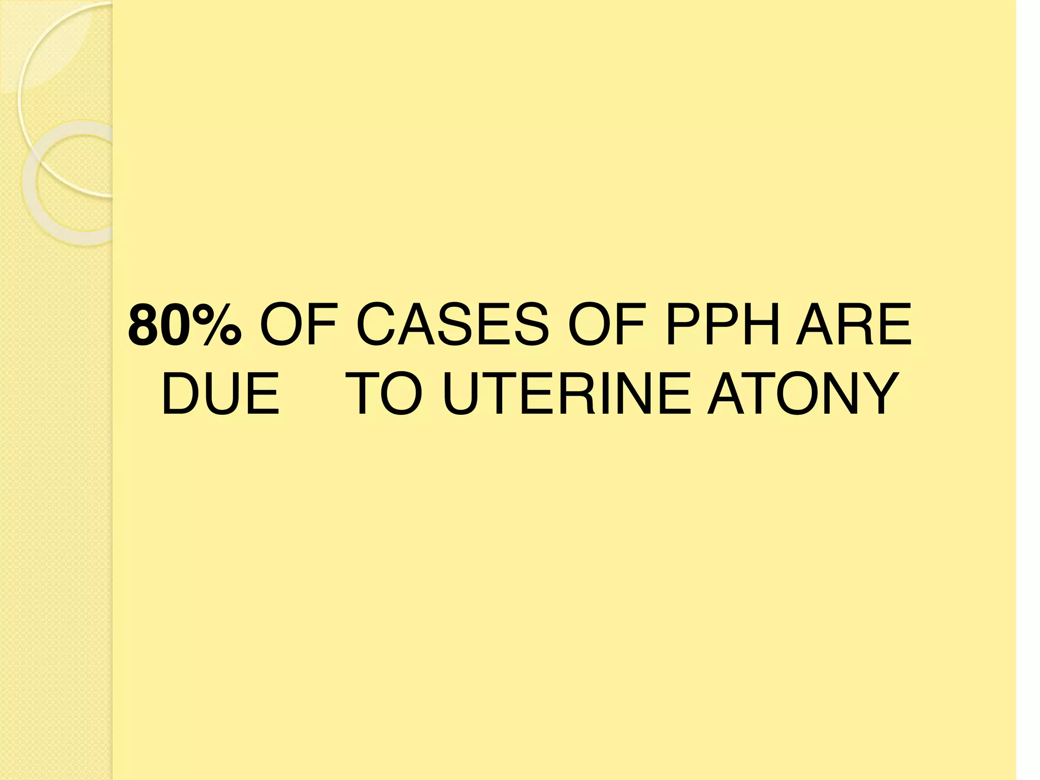 Medical management of pph | PPT