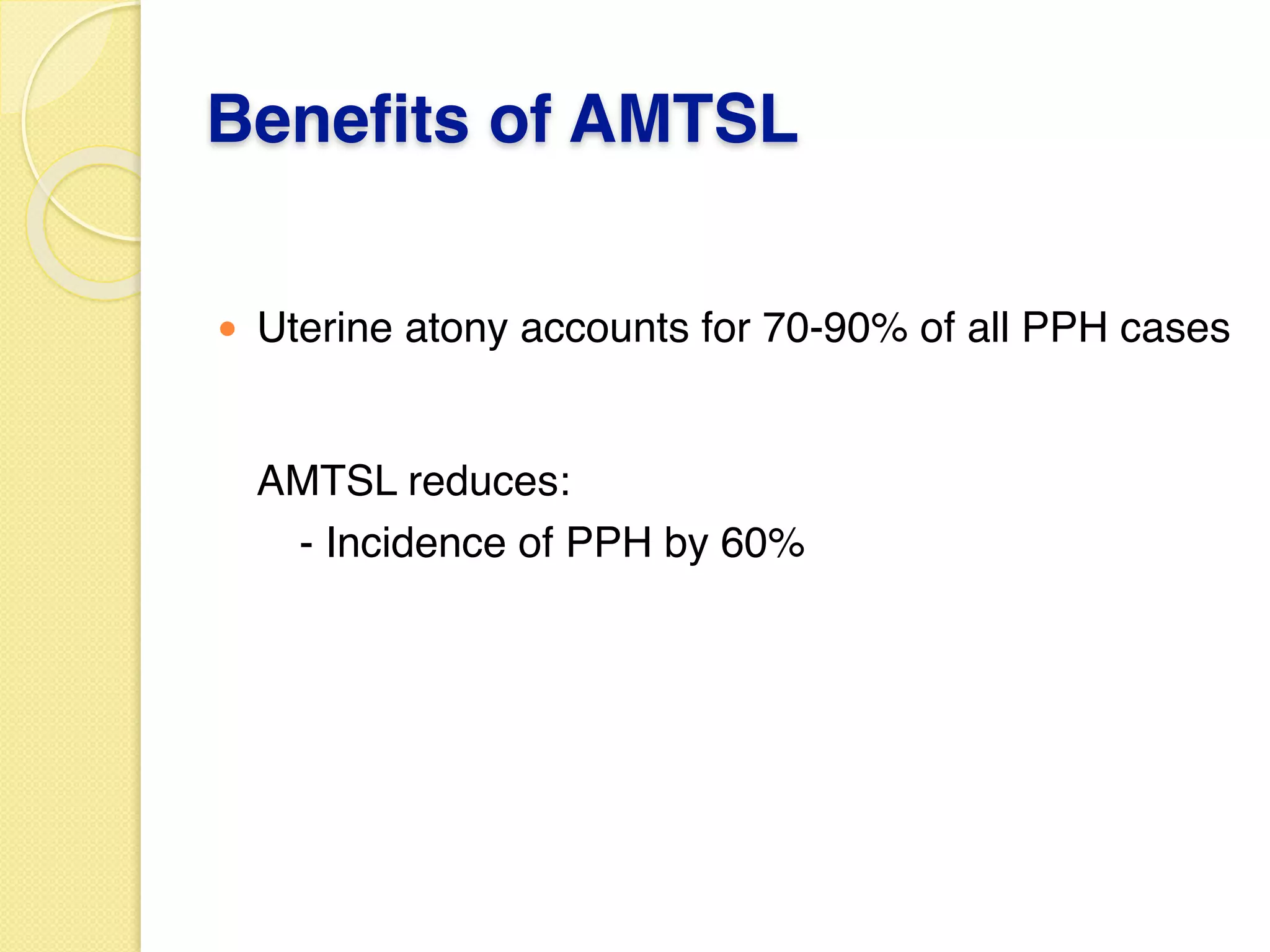 Medical management of pph | PPT