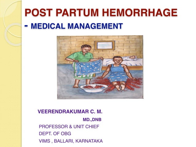 Medical management of pph | PPT