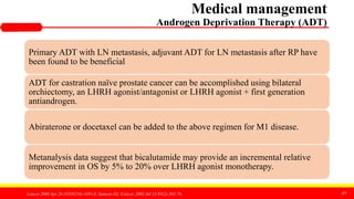 Medical management of prostate cancer | PPTX