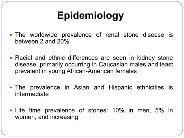 Medical management of renal stones | PPTX | Chemistry | Science