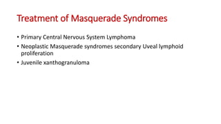 Medical management of uveitis | PPTX