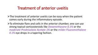 Medical management of uveitis | PPTX