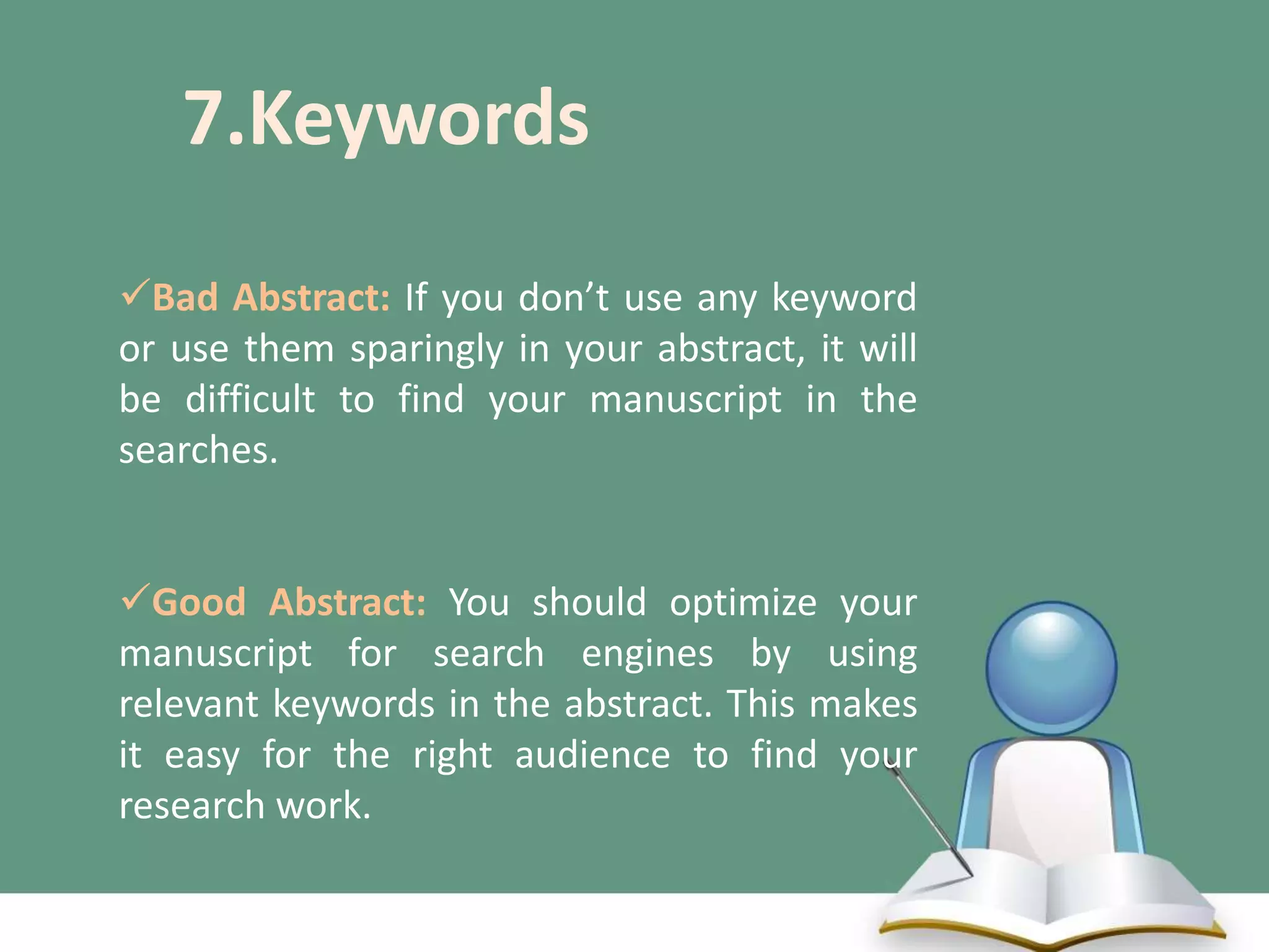 Write an Effective Abstract for your Medical Manuscript | PPTX