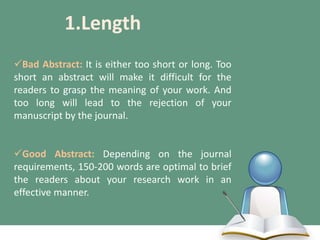 Write an Effective Abstract for your Medical Manuscript | PPTX ...