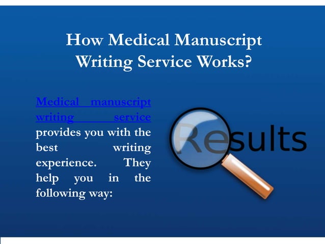 Medical Manuscript Writing | PPTX | Desktop Publishing | Computer ...