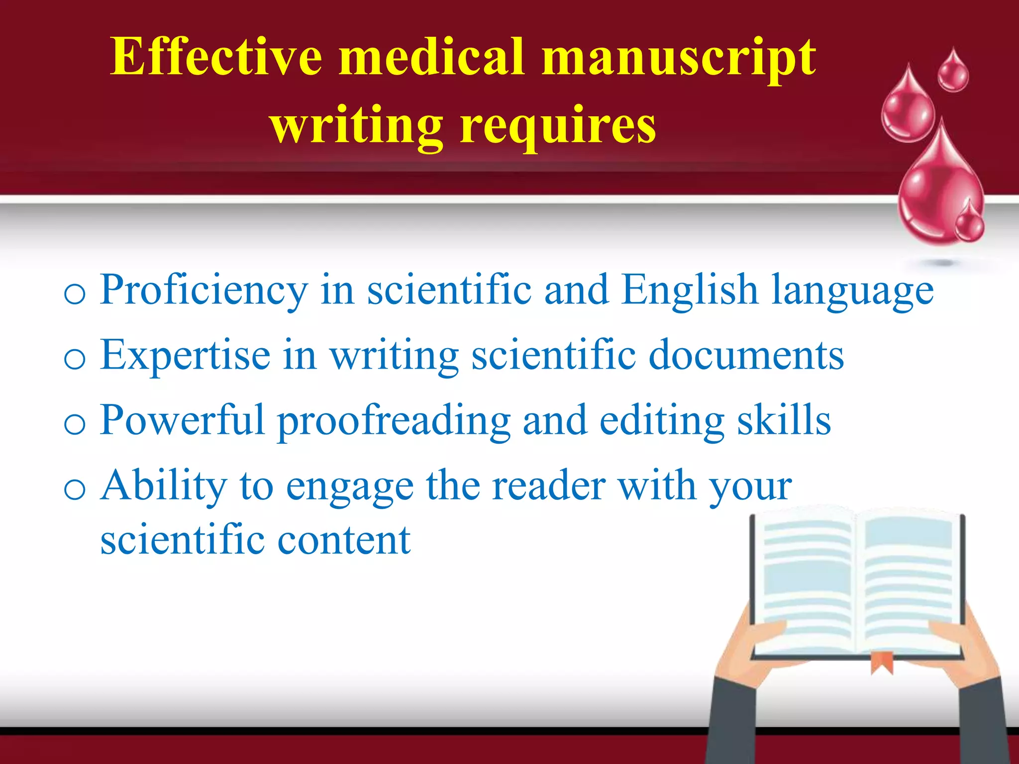 Medical Manuscript Writing Service | PPTX