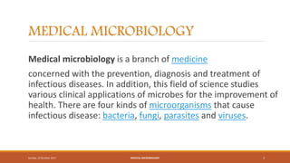 Medical microbiology | PPTX