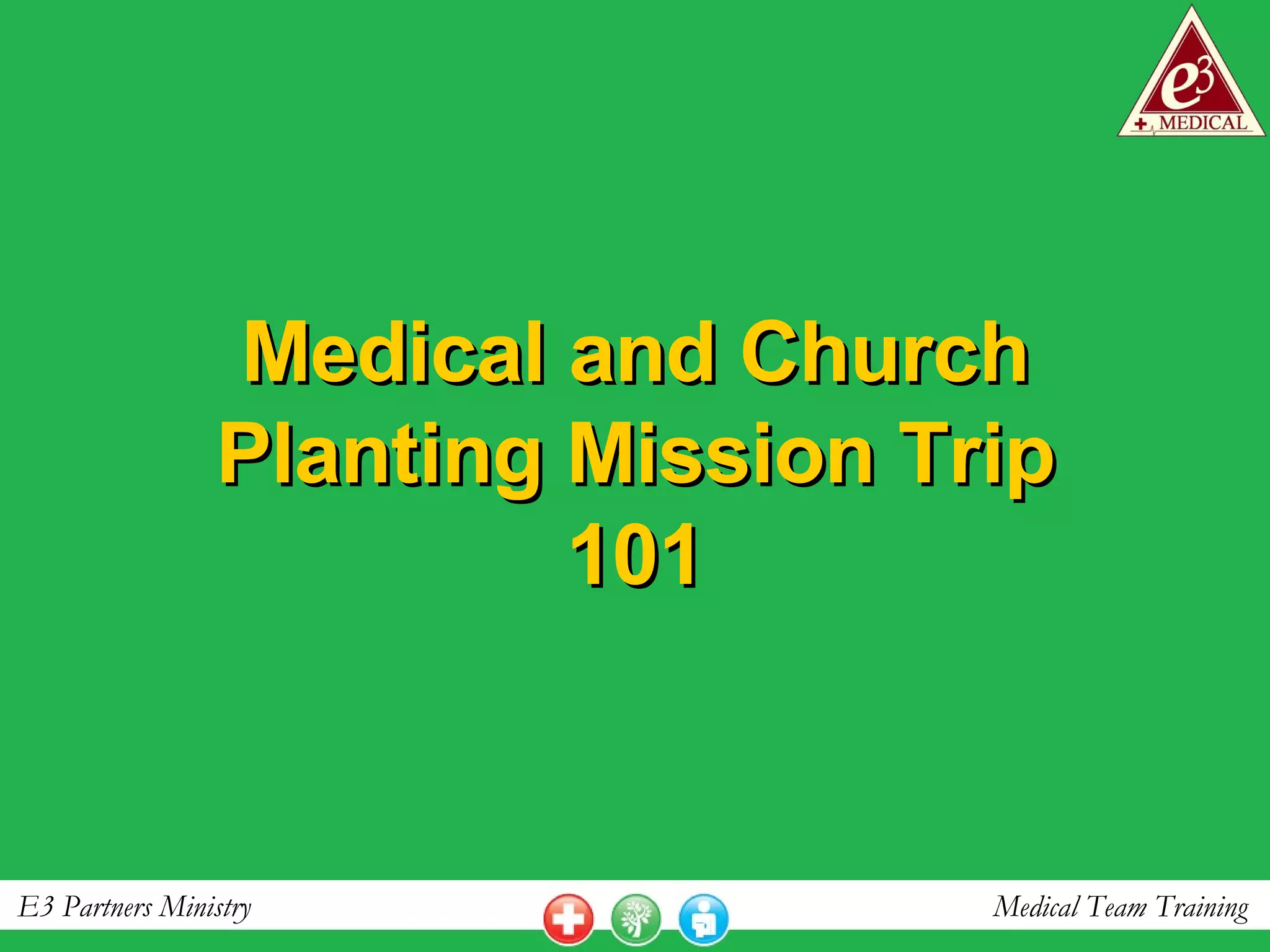 Medical Missions 101 | PPT