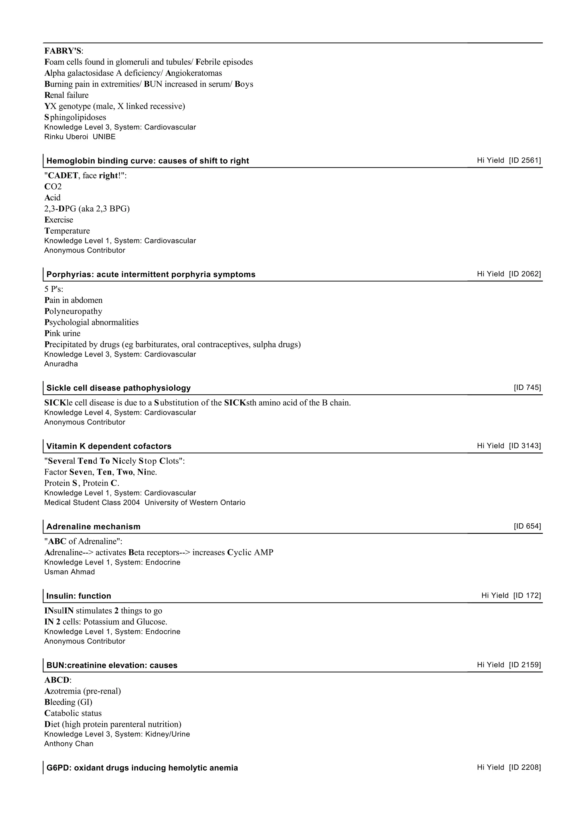 Medical mnemonics pdf_print_version | PDF