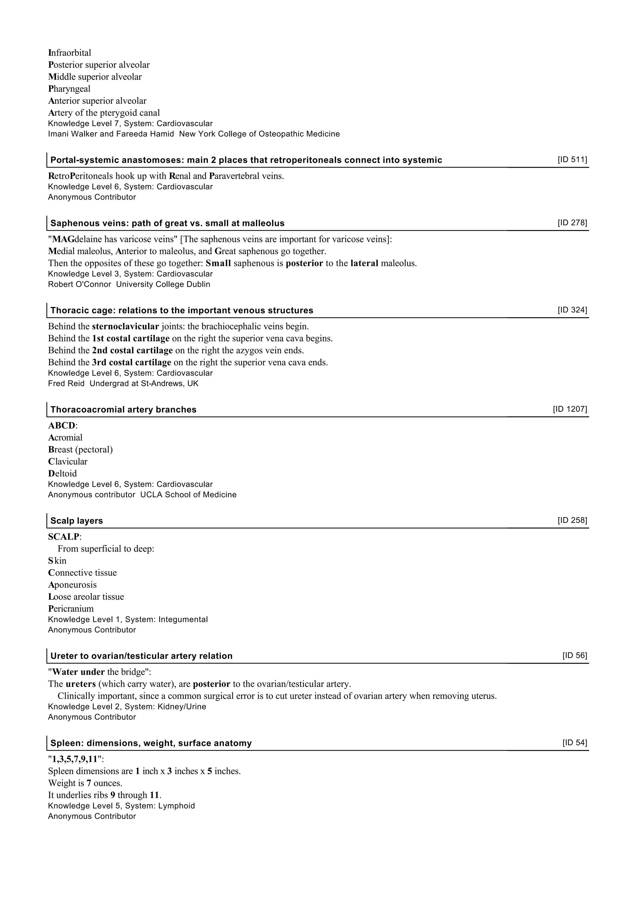 Medical mnemonics pdf_print_version | PDF
