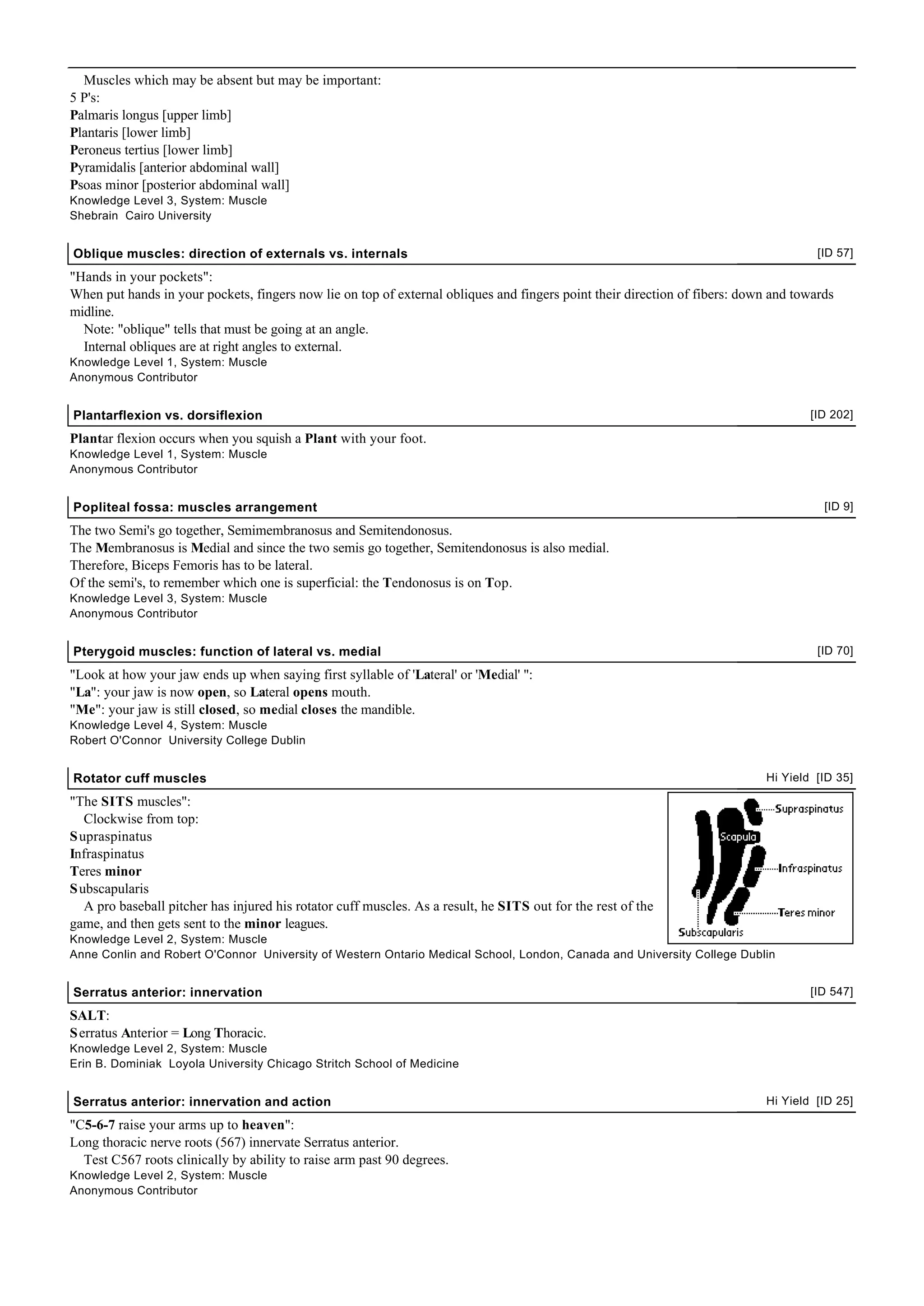 Medical mnemonics pdf_print_version | PDF
