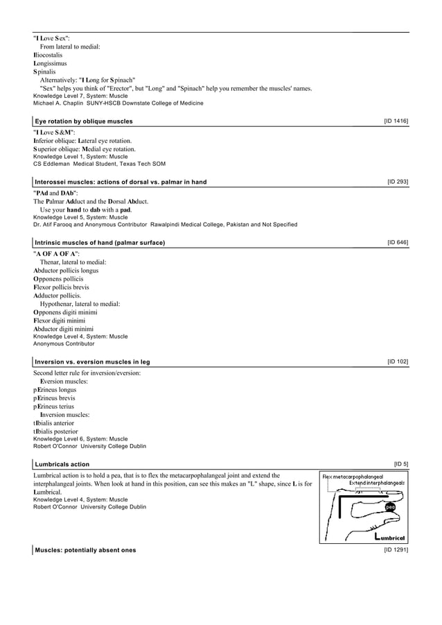 Medical mnemonics pdf_print_version | PDF