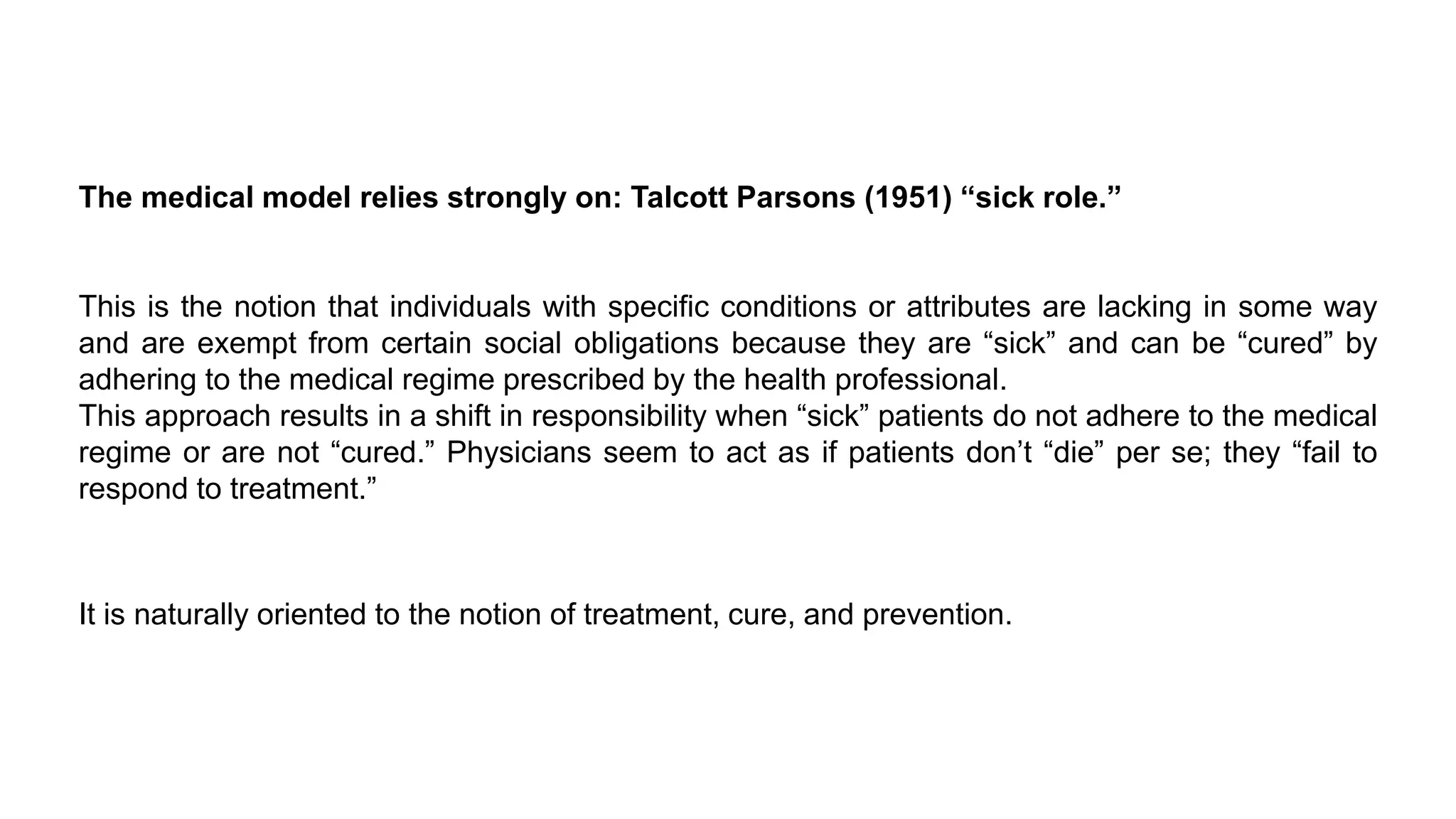 Medical Model of Disability | PPTX