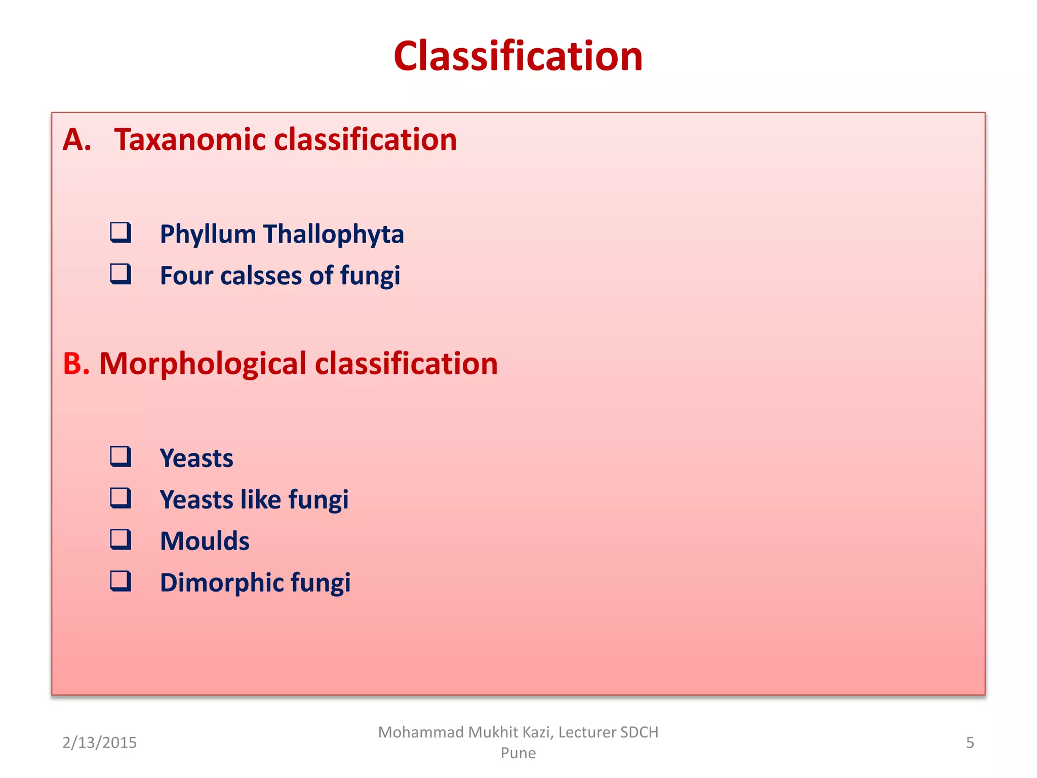 Medical mycology | PPTX