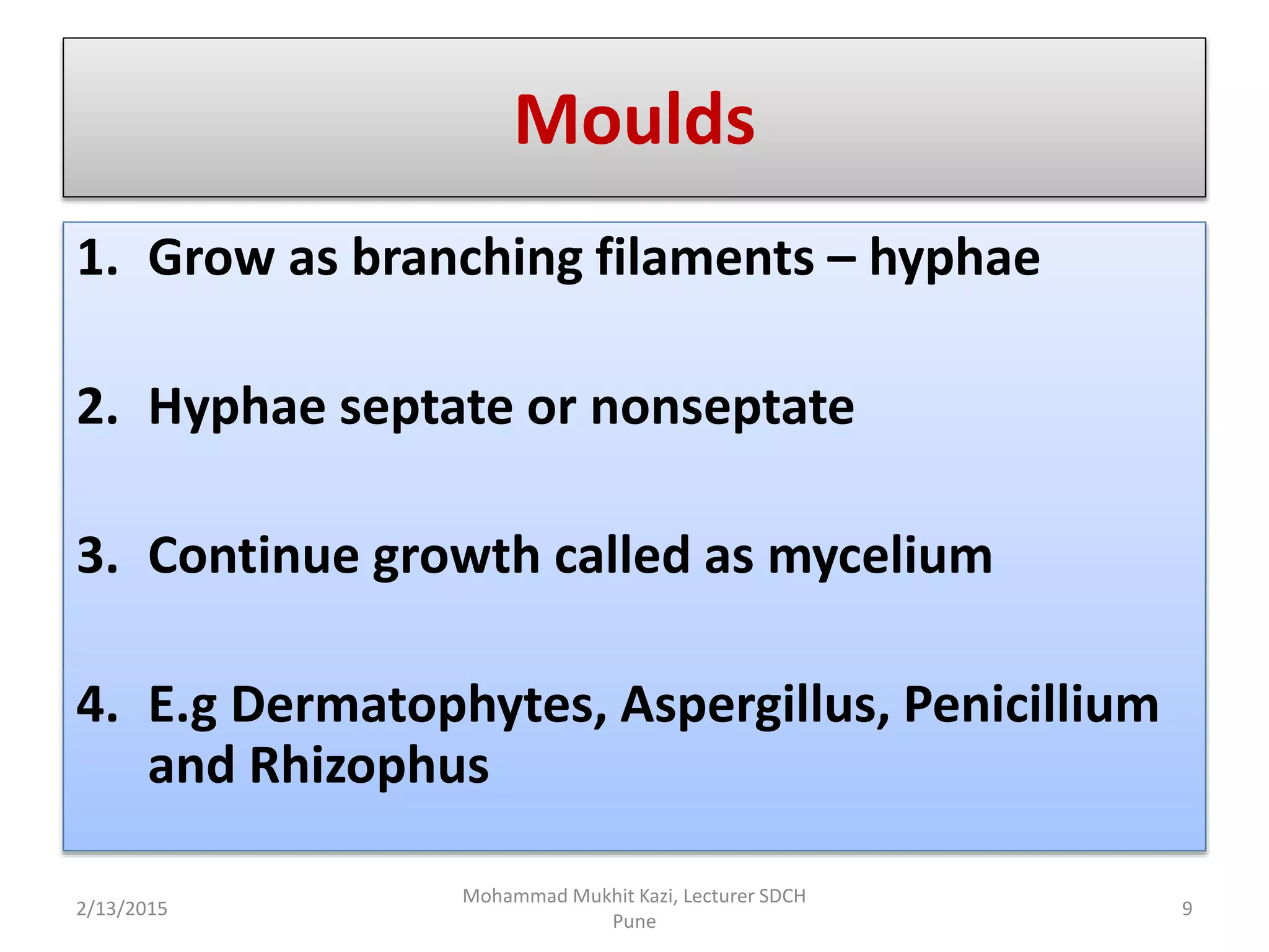 Medical mycology | PPTX
