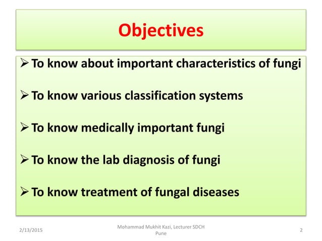 Medical mycology | PPTX